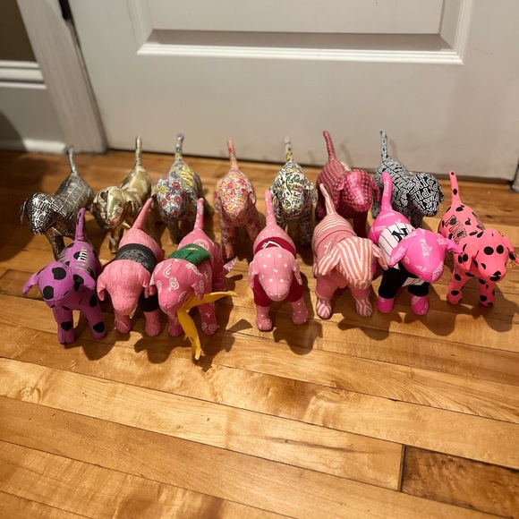 PINK Victoria's Secret | Other | Lot Of 4 Vs Pink Plush Dogs | Poshmark